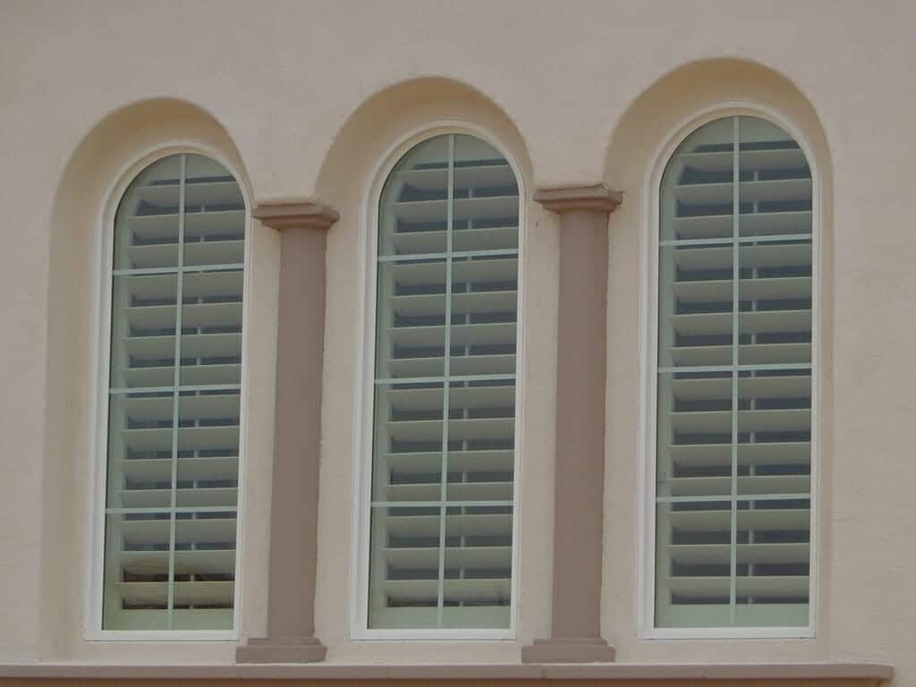 Arched Shutters - 3 Blind Mice Window Coverings San Diego, CA